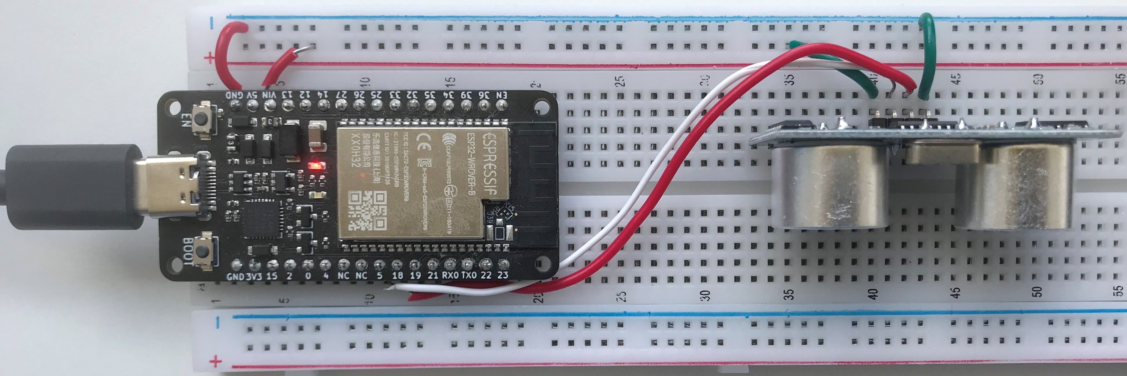 Ultrasonic sensor HC-SR04: Tutorial on ESP32 with MicroPython