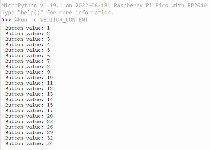 Interrupts RPi Pico MicroPython : React to events