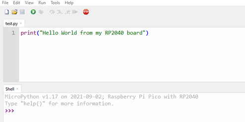 How install MicroPython on the Raspberry Pi Pico board